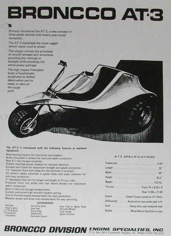 Broncco | threewheelermanuals.com